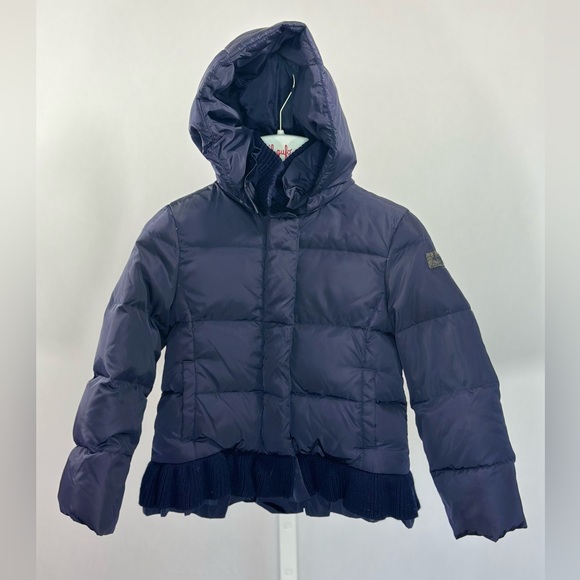 Il Gufo | Jackets & Coats | Il Gufo Navy Blue Down Hooded Puffer Jacket ...